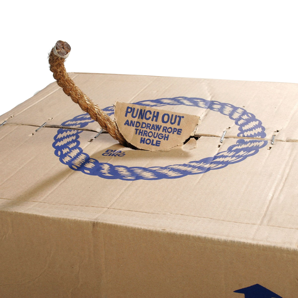 3 Strand Twisted Natural Fiber Manila Rope | Strong & Durable Natural ...