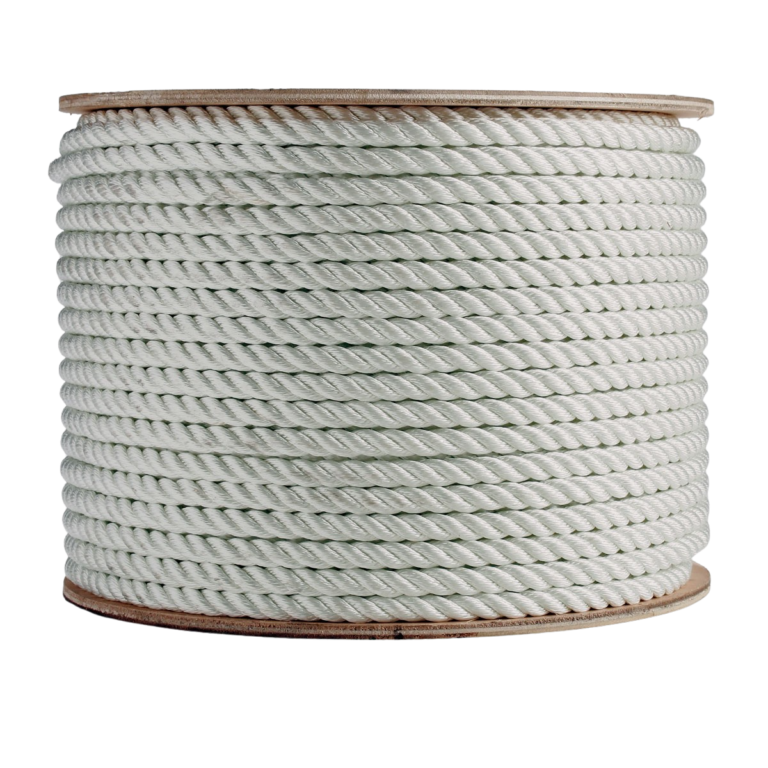 3 Strand Twisted White Polyester Rope | High-Strength & Durable ...